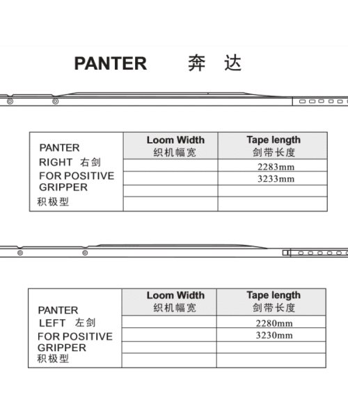 PANTER / MULLER Rapier Tape Archives - Textile Machinery Spare Parts